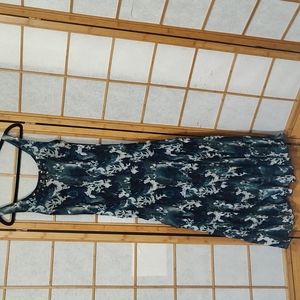 Christopher & Banks | Dresses | Dress Green Floral | Poshmark